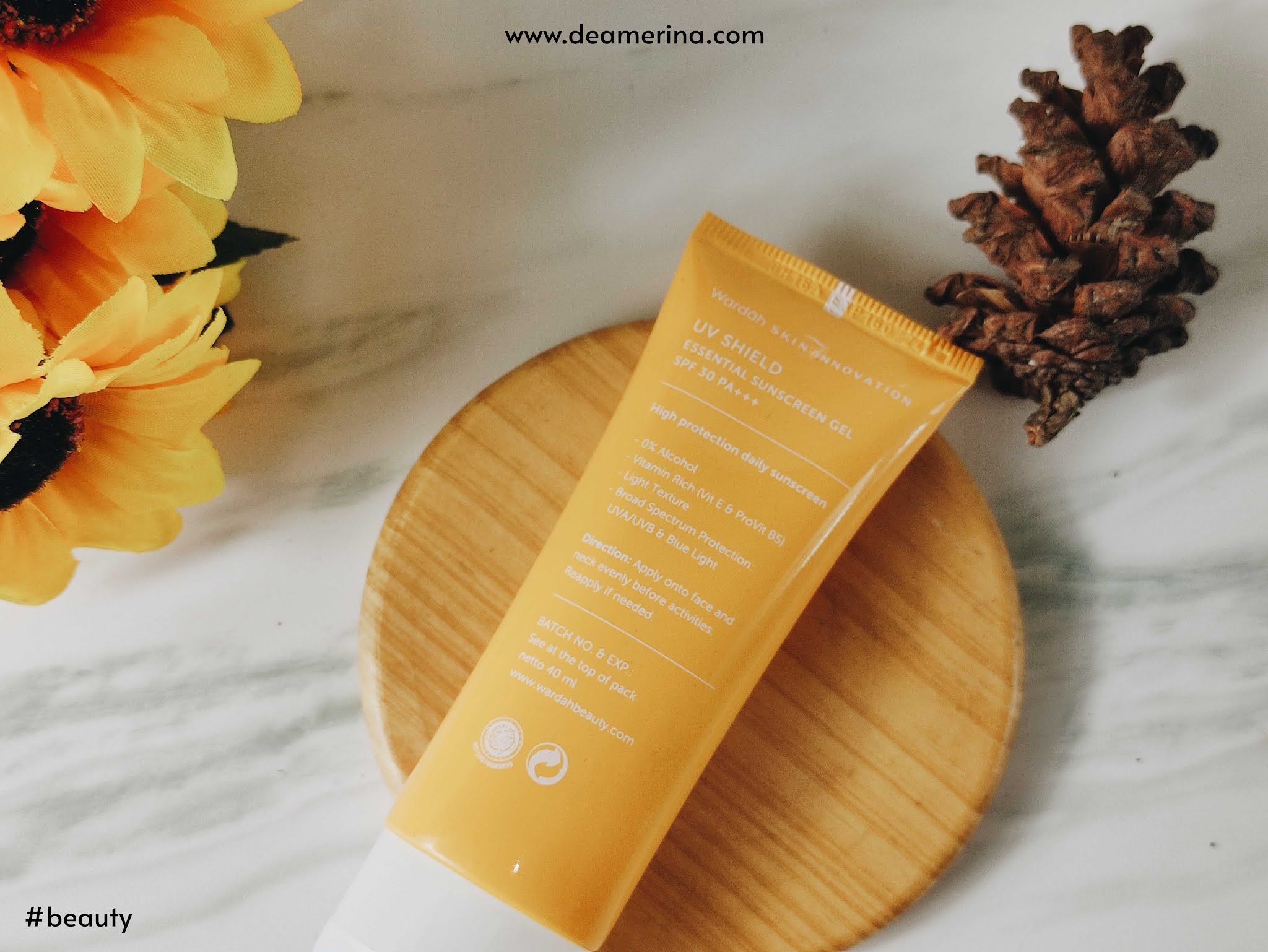 Review Skincare: Wardah UV Shield Essential Sunscreen Gel SPF 30 PA ...