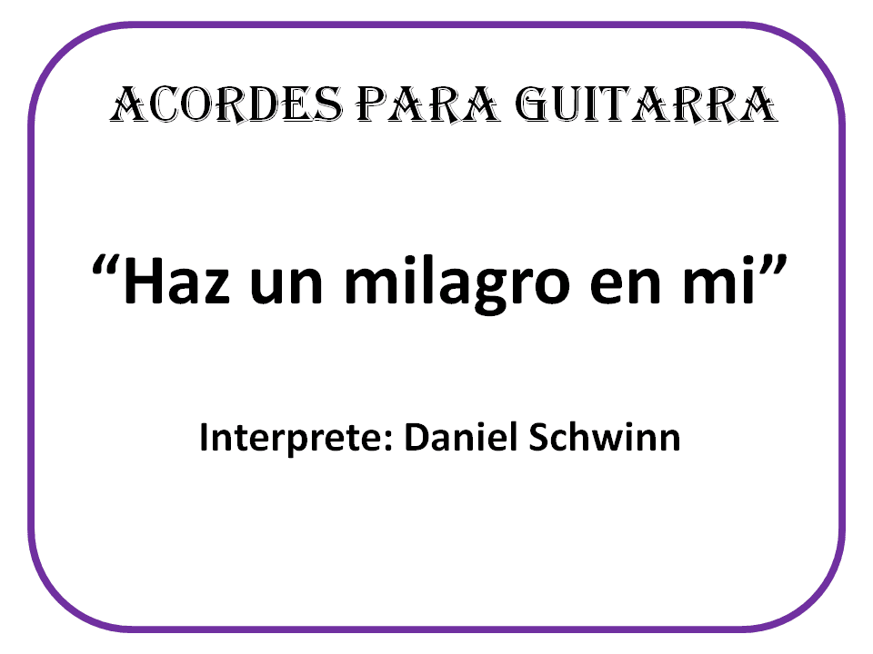 RECURSOS CRISTIANOS: Haz un milagro en mi "Como Zaqueo" - Daniel ...