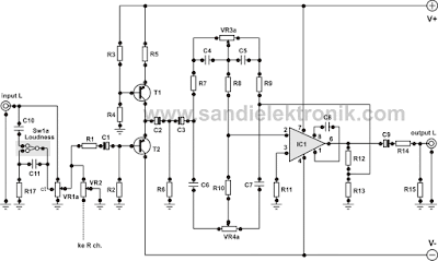 Tone-Control LM301 | Sandi Elektronik