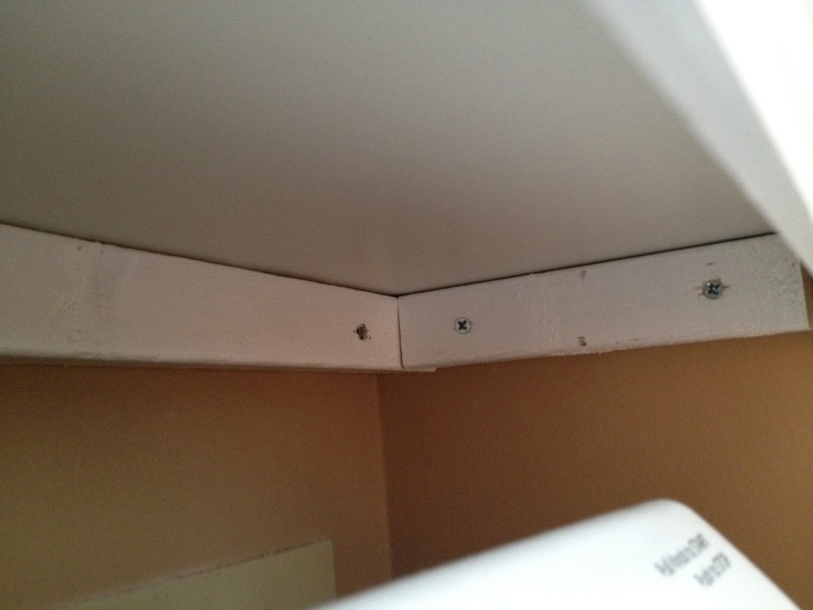 CasaLupoli: Laundry Room Update: Over the Washer/Dryer Shelf