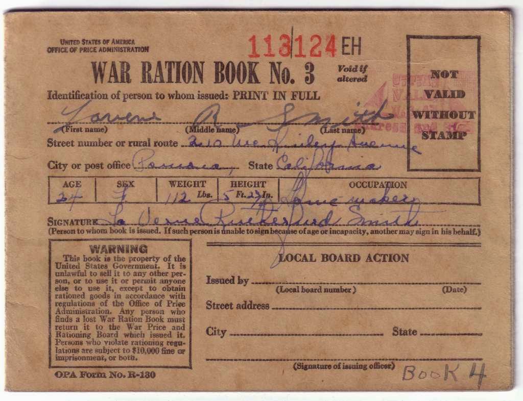 Know Their Stories: My Grandparents' World War II Ration Books