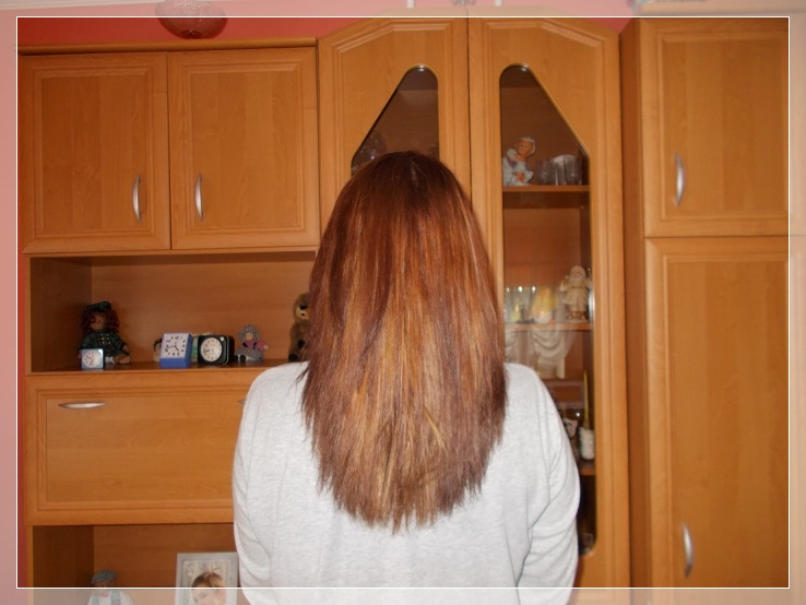 Ze średniego brązu na .... rudy brąz czyli jak zachowuje się u mnie ...