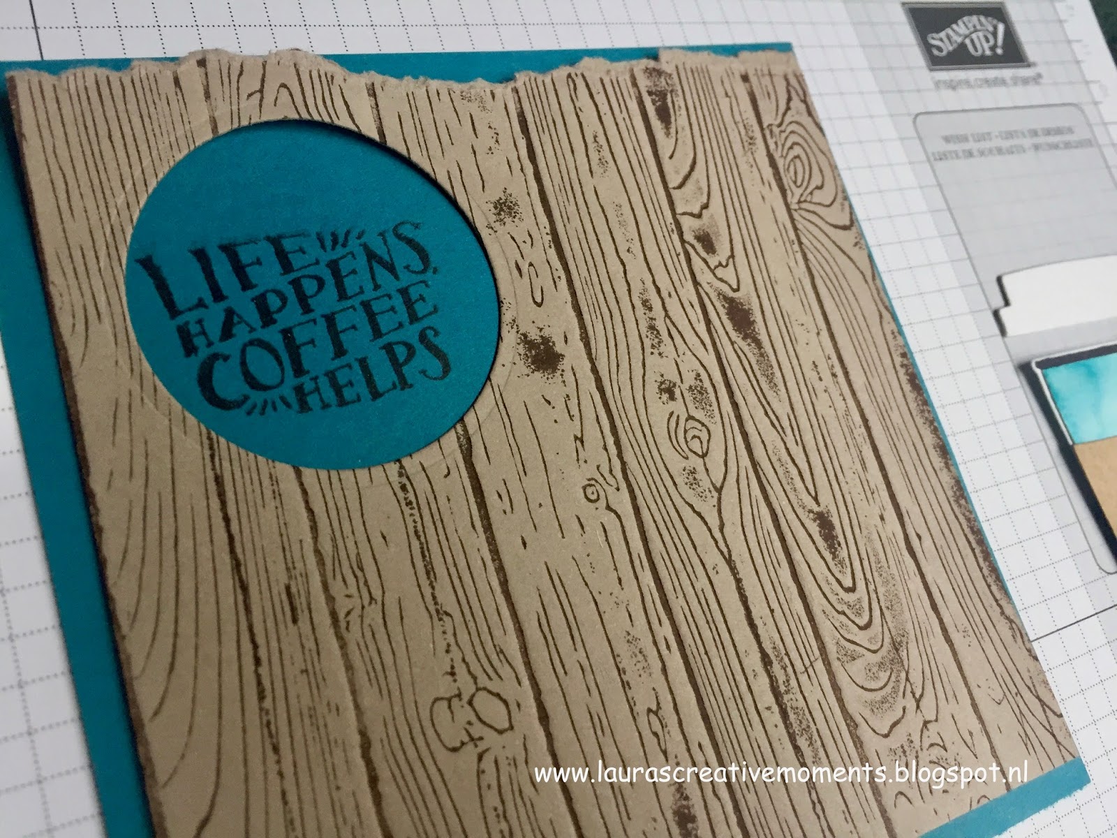 Laura's Creative Moments: PINEWOOD PLANKS EMBOSSING FOLDER (STAMPIN' UP!)