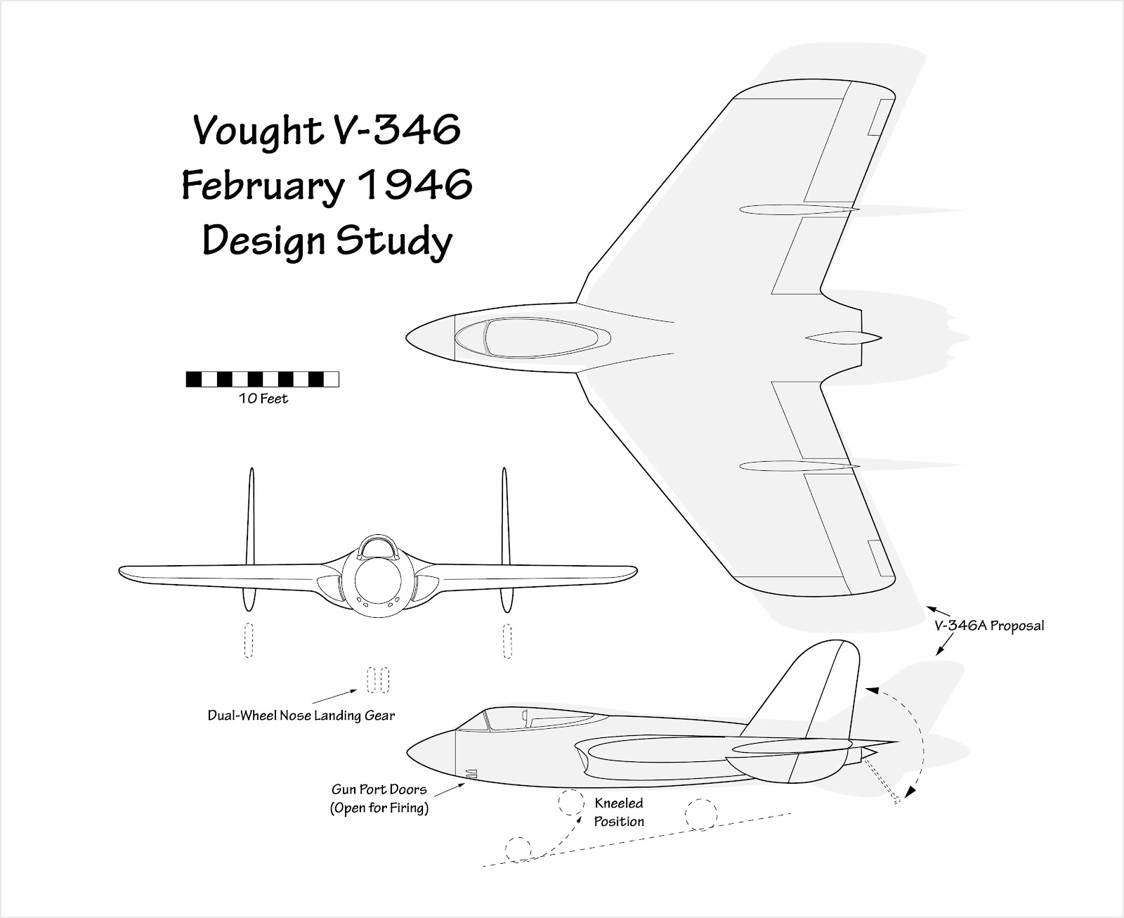U.S. Navy Aircraft History: Chance Vought F7U-1 Cutlass