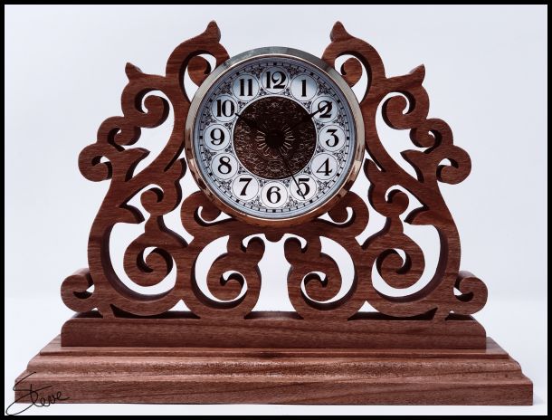 Scrollsaw Workshop: Ornate Desk Clock Scroll Saw Pattern