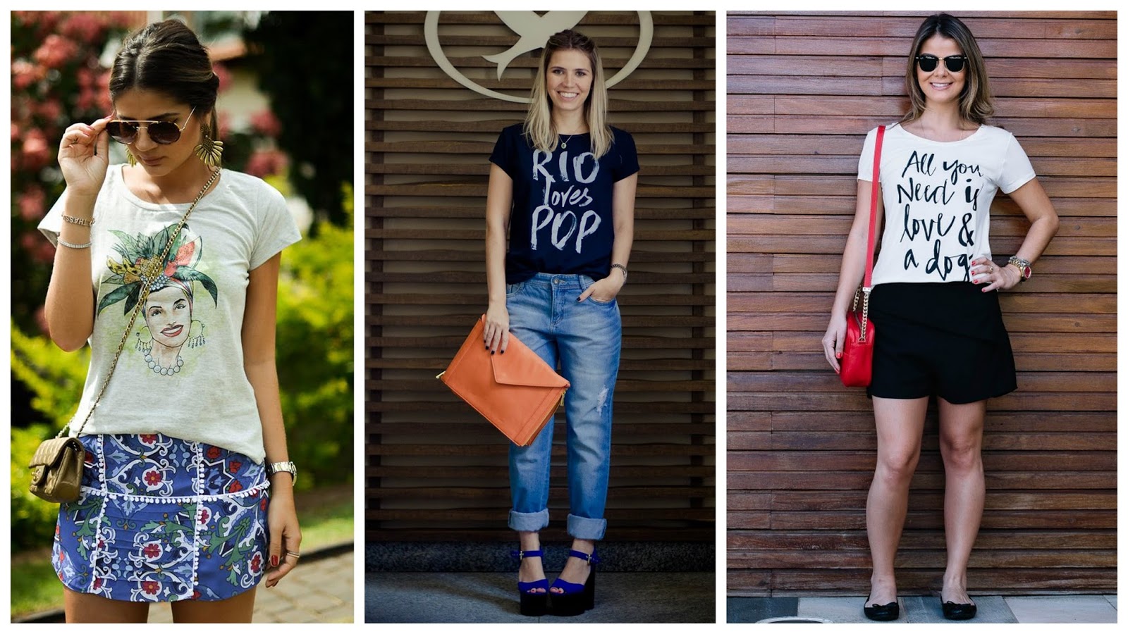 Gisele Rocetti : MODA - 30 Looks com T-Shirt