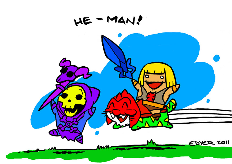 The Art of Ed Dyer.: He-Man cartoon Ed Dyer 2011