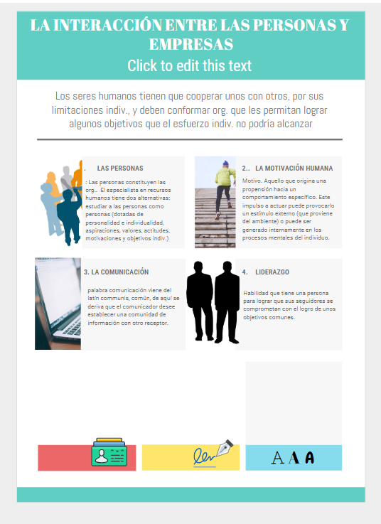 INTERACCIÓN ENTRE PERSONAS Y EMPRESAS