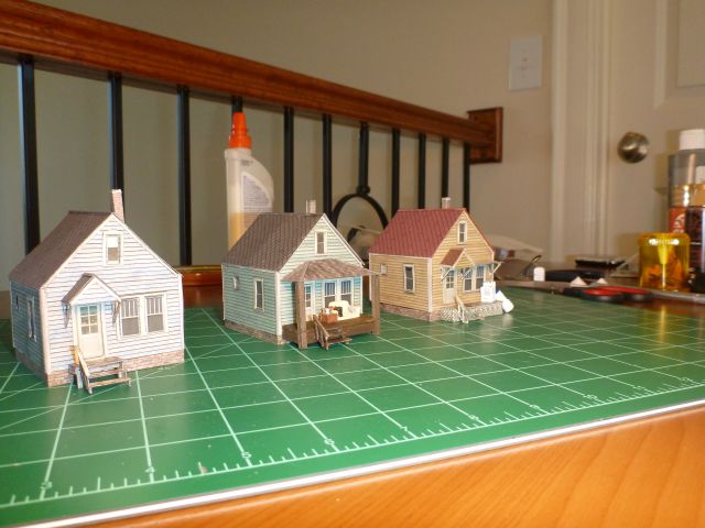 Blacktop Crossing: Cardstock Models