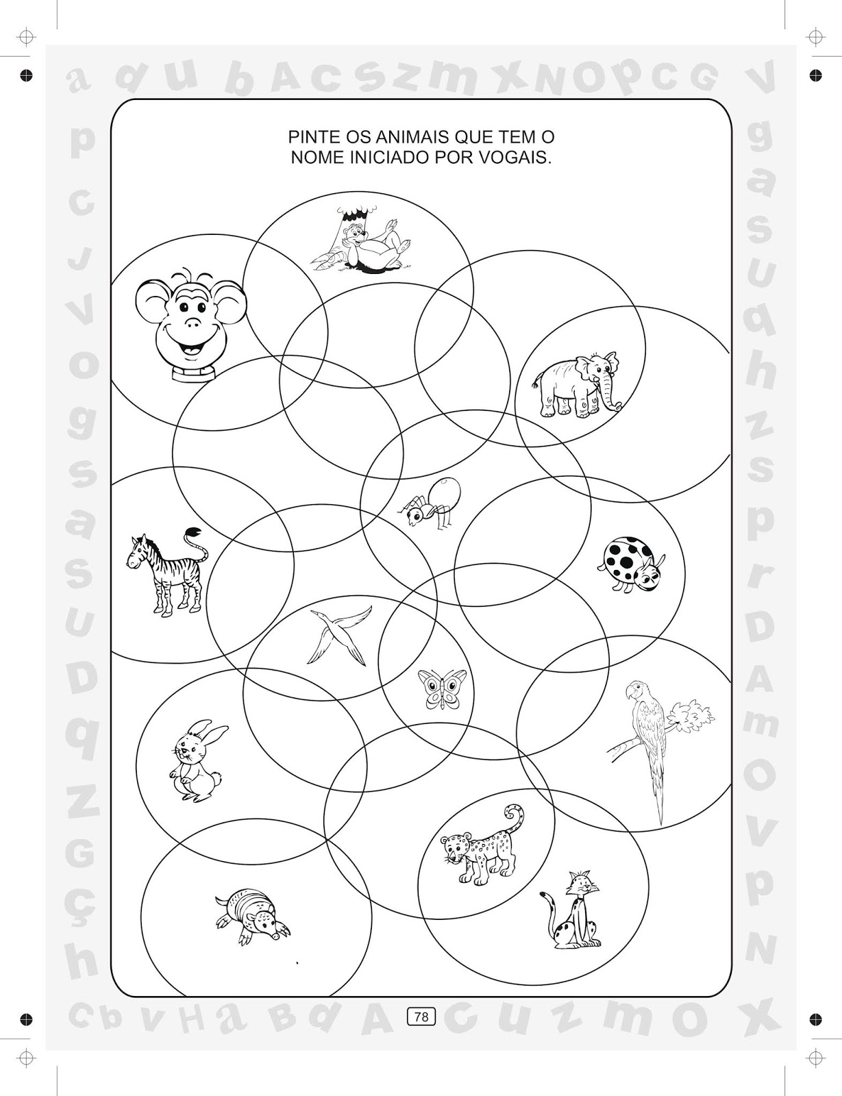 Portuguese alphabet activity ~ Atividade para imprimir