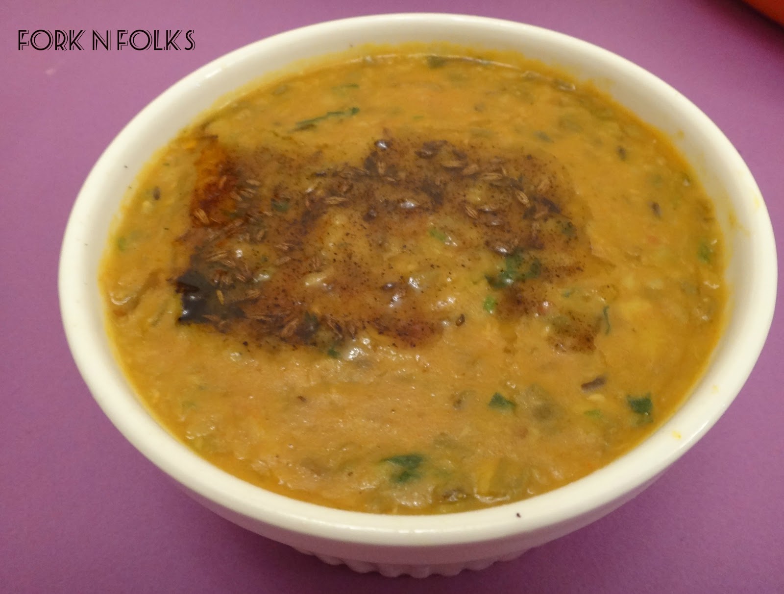 Fork n Folks: Rajasthani Daal with mixed lentils