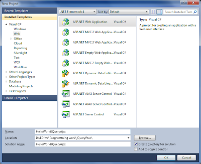 JQuery Ajax Examples by calling asp.net webservice - Asp.Net, C#, SQL Blog