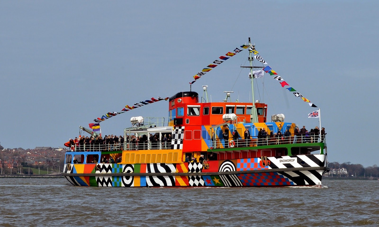 Helen Shaddock: Mersey ferry gets the dazzle treatment from Sir Peter Blake