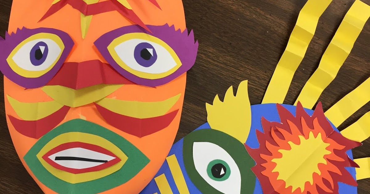Elements of the Art Room: 5th Grade Masks!