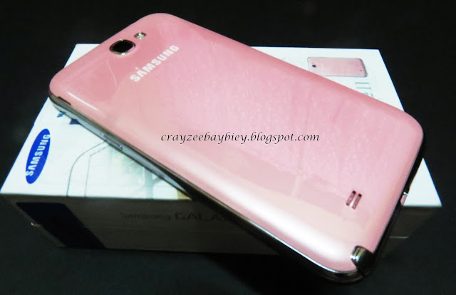 belog tiafazunia: Samsung Galaxy Note II Warna Pink!
