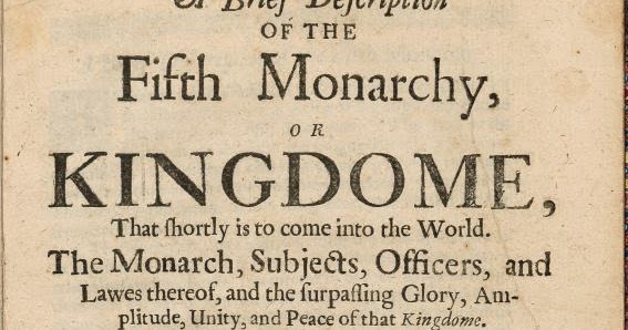 English Historical Fiction Authors: The Fifth Monarchists