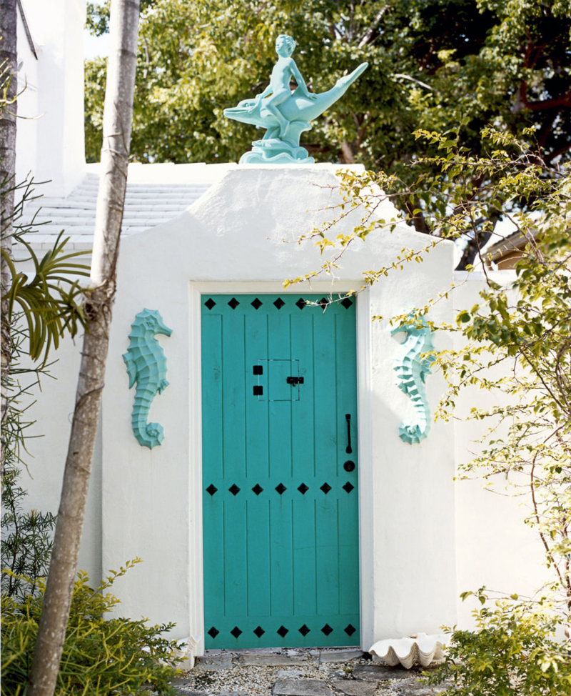 40 examples of colored entrance doors - Lady's Houses