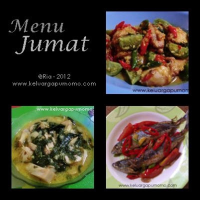 Menu Masakan Sebulan: Menu Jumat (Minggu ke-1)