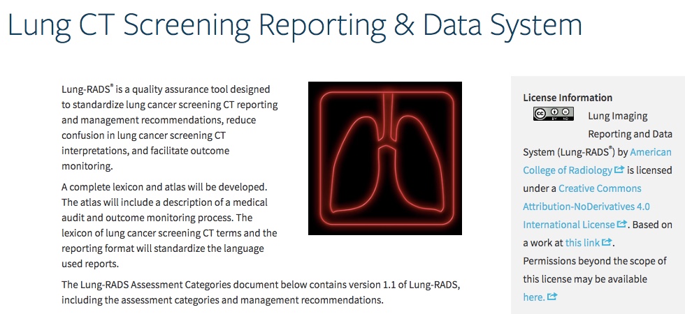 RADIOLOGIA MACARENA: Lung-Rads v 1.1 (ACR)