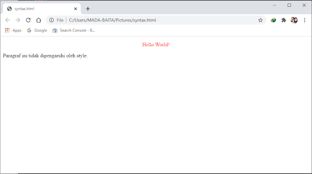 Belajar CSS Part 3 - Syntax dan Selector CSS - king-octahasan
