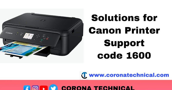 How do I bypass the Canon code 1660 | CORONA TECHNICAL