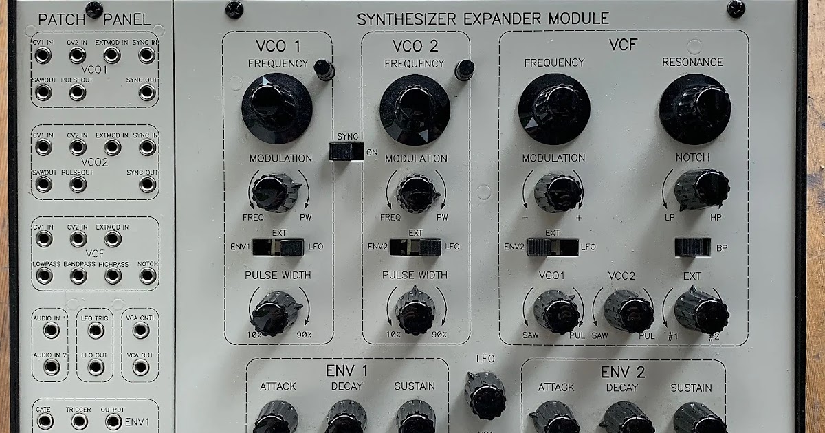 MATRIXSYNTH: Tom Oberheim - SEM Patch Panel SN 0432