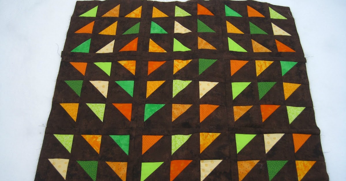 Anja Quilts: WIP Wednesday - Floating Triangles