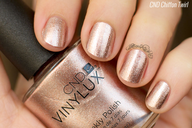 Oja rose gold: CND Chiffon Twirl | Sihaya's World