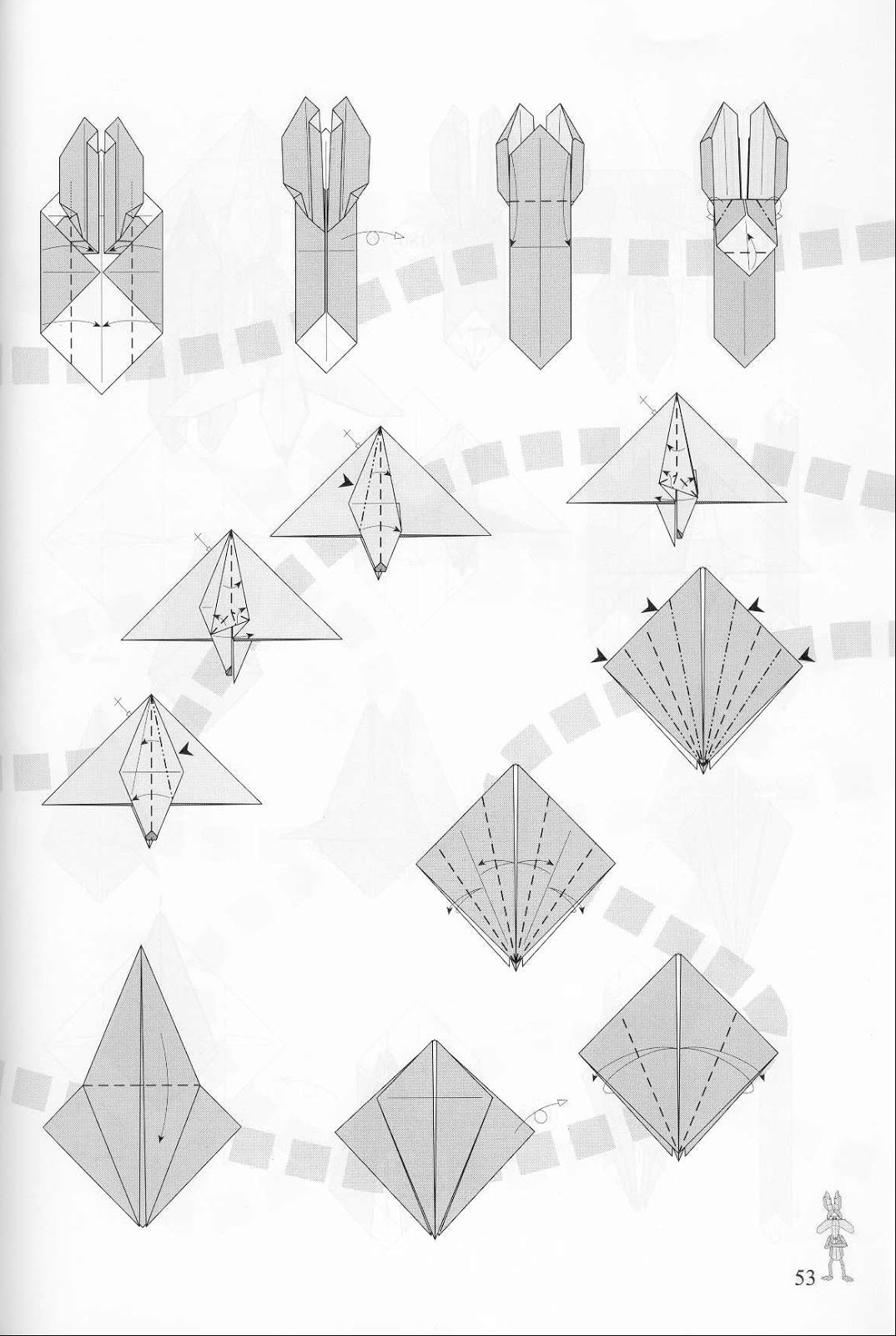 Origami Cartoon 1-Halle - Ruby Book Origami