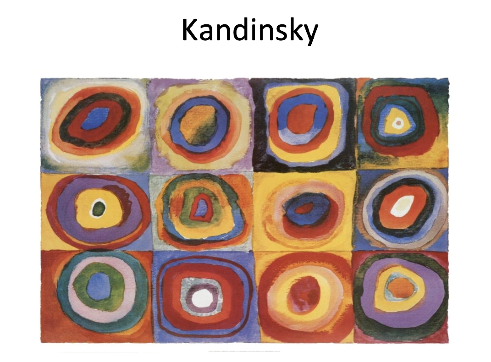 Our English class: Kandinsky tree
