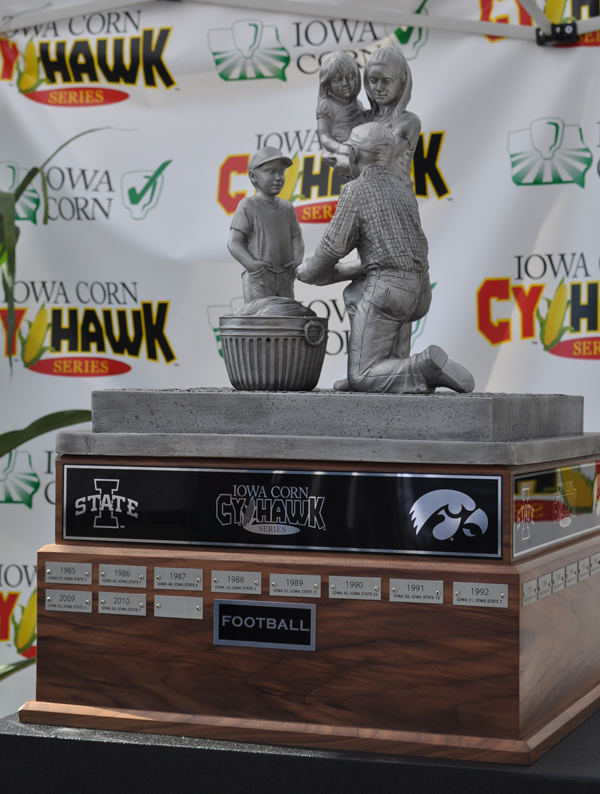 The new Cy-Hawk Trophy stinks