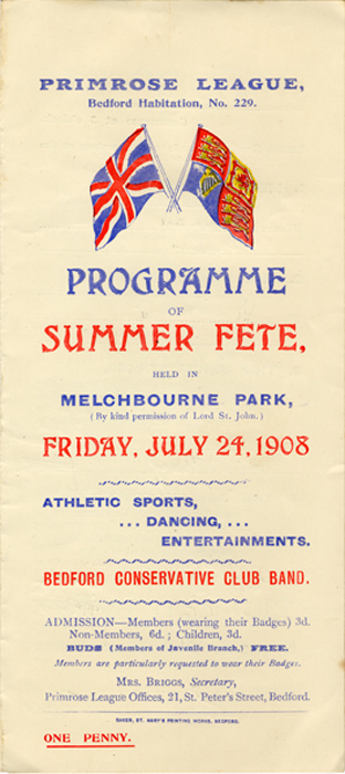 News from the stores: The Primrose League for Empire and Liberty!