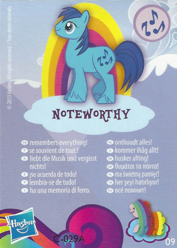 MLP Noteworthy Blind Bag Cards | MLP Merch