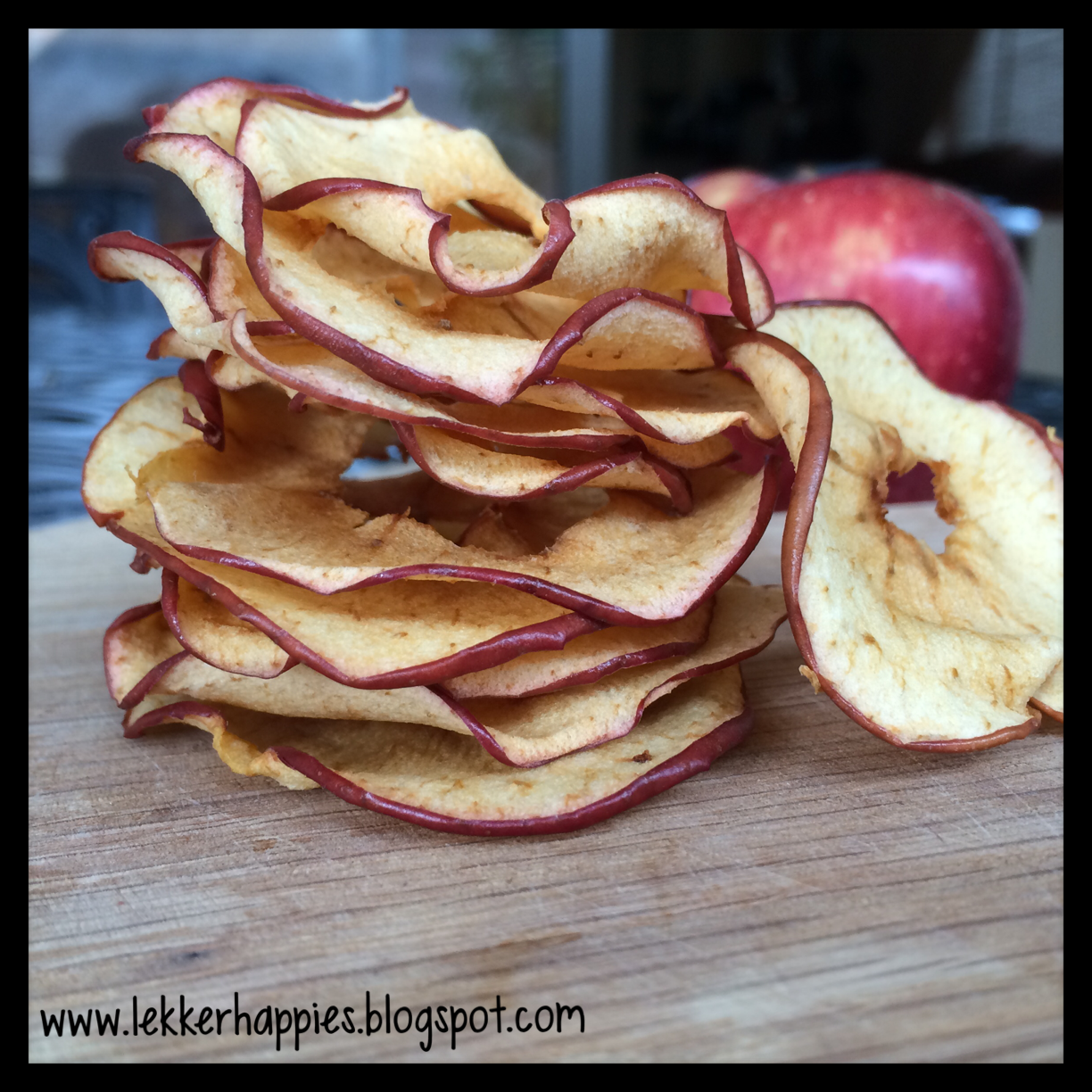 Happies: Gebakte appel tjips