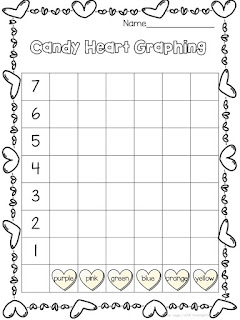 FREE Candy Heart Graphing Sheet | Live, Laugh, I LOVE Kindergarten