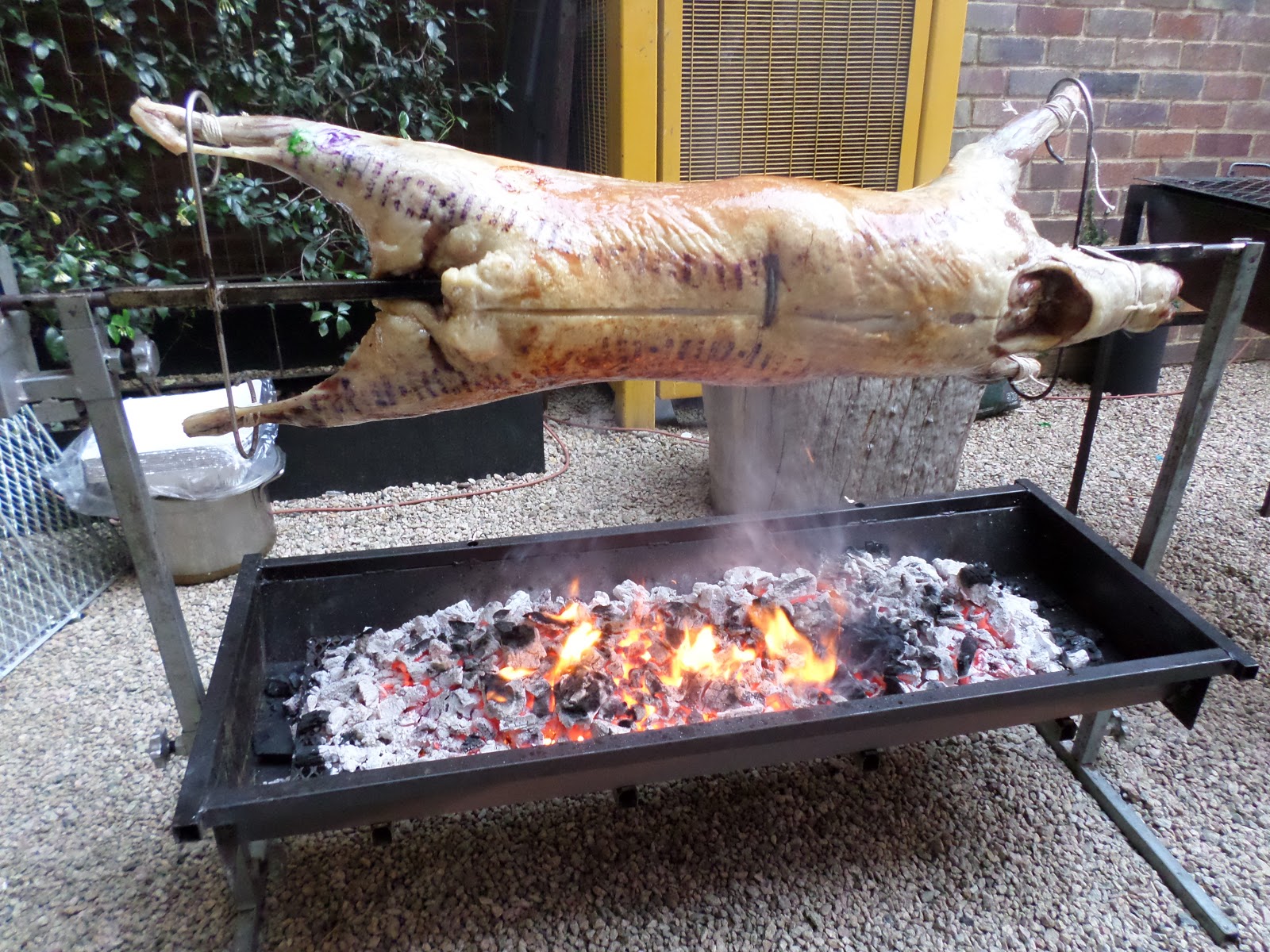 Braai Winkel: Lamb Spit Braai for 60 People