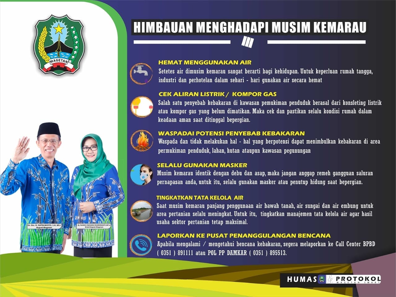 HUMAS MAGETAN NEWS: HIMBAUAN MENGHADAPI MUSIM KEMARAU HUMAS MAGETAN NEWS: HIMBAUAN MENGHADAPI MUSIM KEMARAU