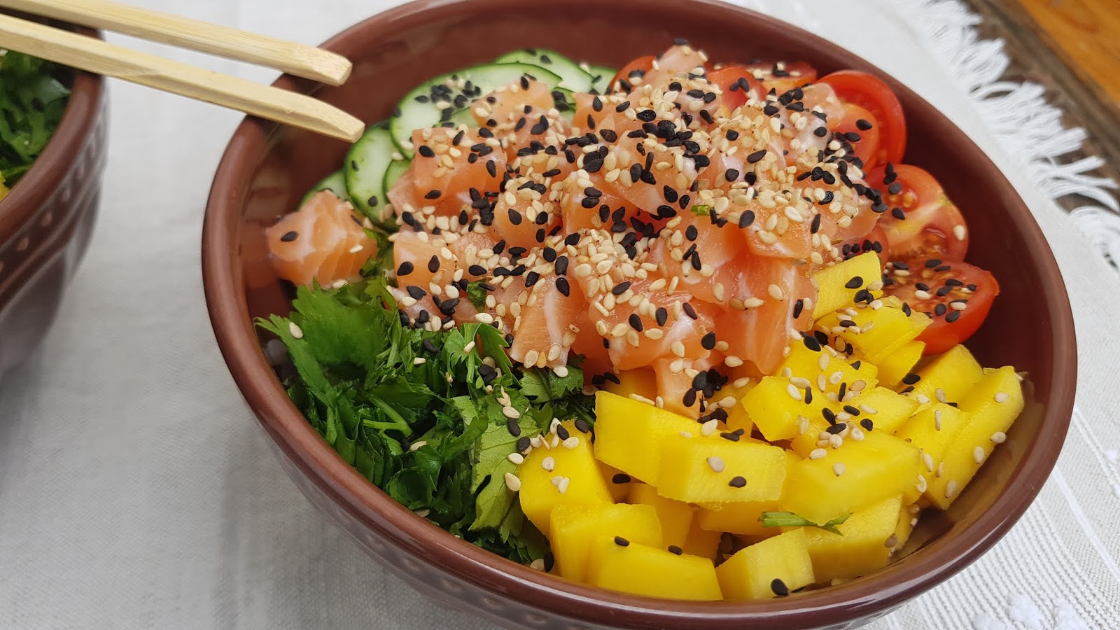 Poké Bowl de salmão | Graça - Truques & Dicas