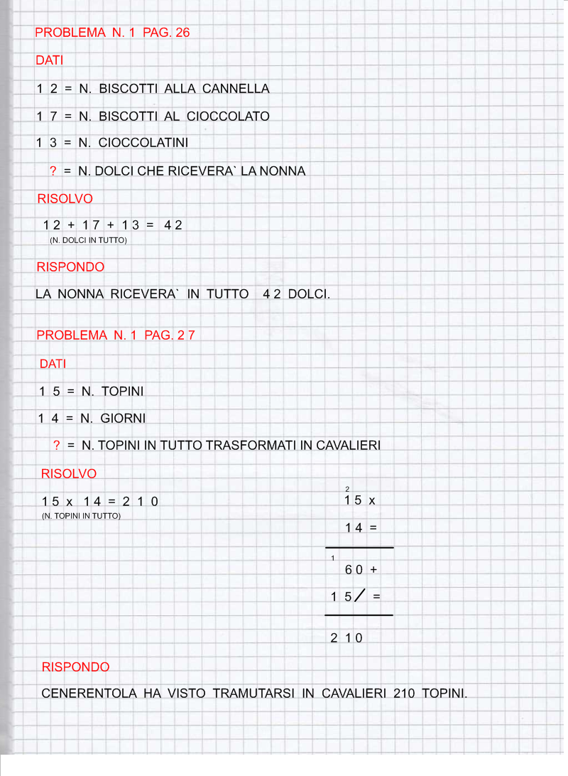 SCUOLA CURIOSA: CORREZIONE COMPITO DI MATEMATICA