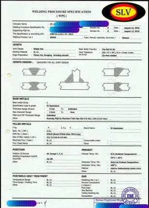 Apa Itu WPS dan PQR Pada Pengelasan