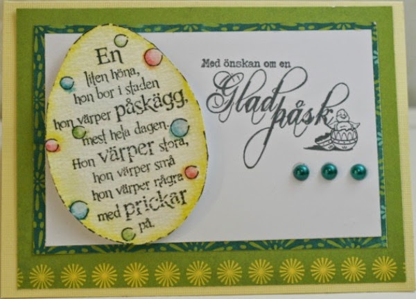 Scrap & Hobbys blogg: Med önskan om en Glad Påsk