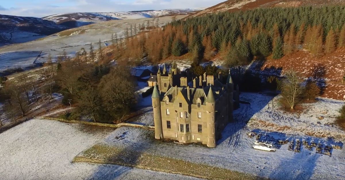 Balintore Castle Restoration Project: Angus Castle Fly-by