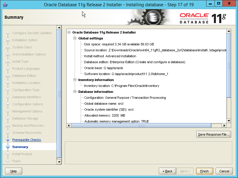 Living And Breathing The World Of Microsoft Installing Oracle Database Server 11g R2 On Windows