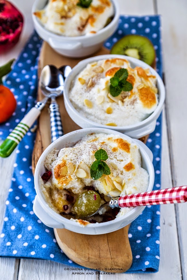 Mixed Winter Fruit Gratin