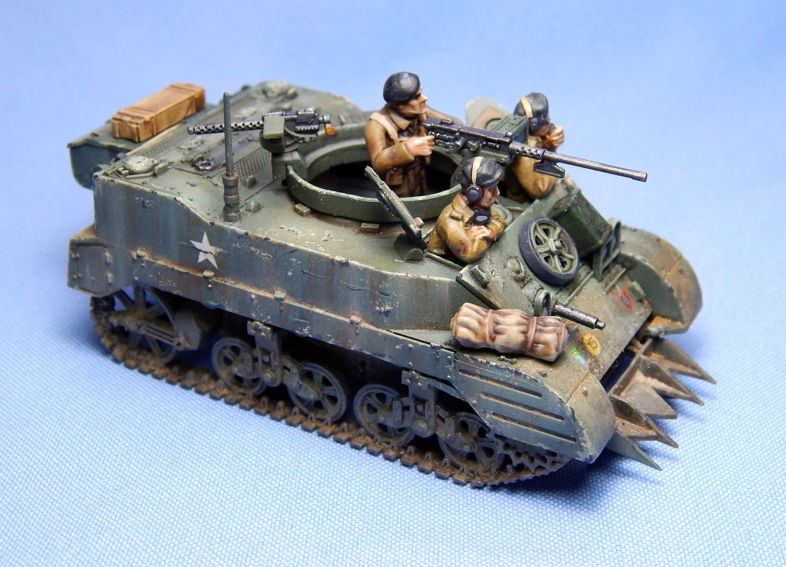 O BRIGADEIRO: Rubicon M5A1 "(Stuart VI) Reece / Kangaroo" - 1/56 scale