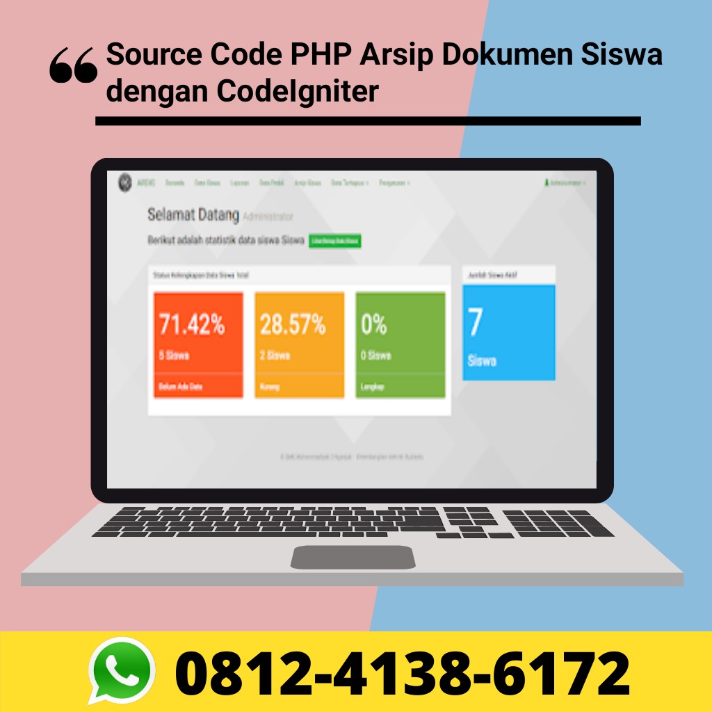 66. Source Code PHP Arsip Dokumen Siswa dengan CodeIgniter