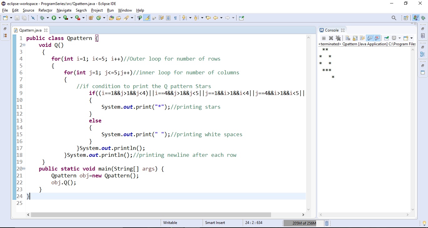 Basic Java Programs: Q