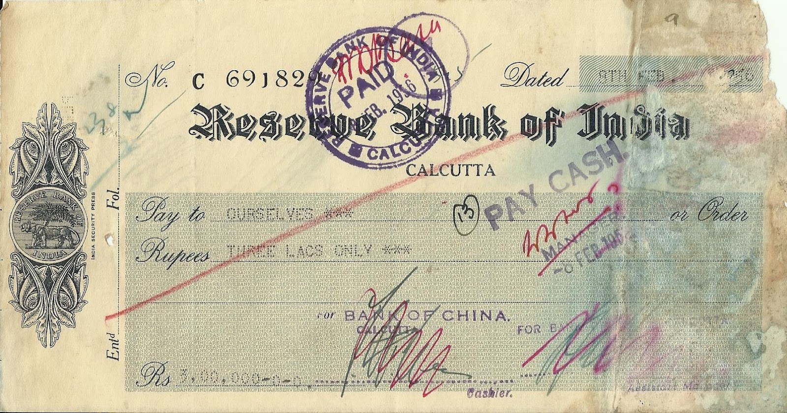 Collections of Dokka Srinivasu: Reserve Bank of India - Calcutta Branch ...