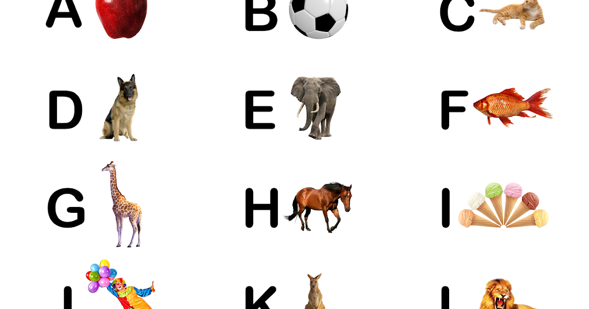 ABCD Alphabets- Pre-school with Pictures