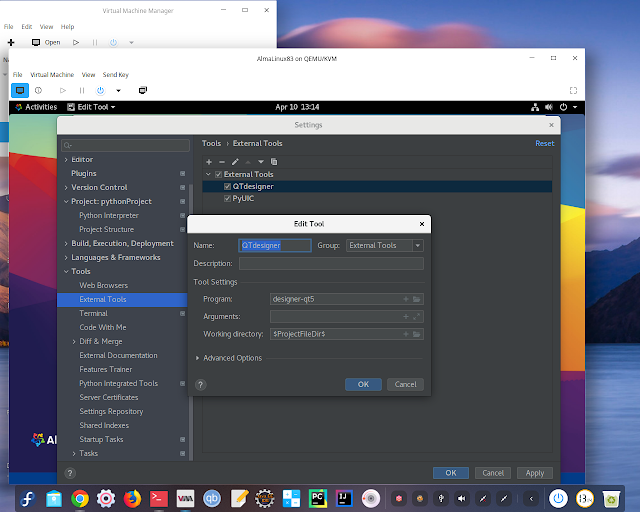 Openstack RDO && KVM Hypervisor: Setting up PyQt5 in PyCharm 2021.1 on ...